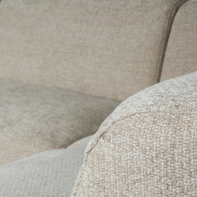 LABEL51 Šestimístná pohovka RODANO do tvaru U krémová 344 cm