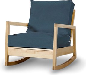 Potah na křeslo IKEA Lillberg barva modrá látka pletený vzor