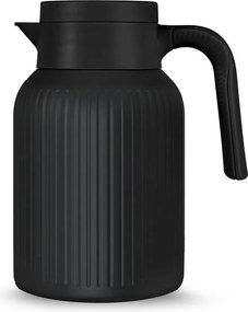Černá termoska z nerezové oceli 1,5 l Trine – Sagaform