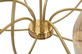 Designové závěsné svítidlo Nahimana 100 cm zlaté