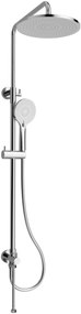 Sapho - Sprchový set bez baterie, průměr 25 cm, 3 proudy, chrom 1202-30