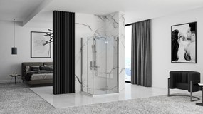 Obdélníkový sprchový kout REA MOLIER DOUBLE 80x100 cm, chrom/transparent - bez vaničky