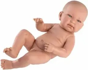 Llorens 73801 NEW BORN CHLAPEČEK - realistická panenka miminko s celov