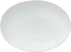 Bílý servírovací talíř z kameniny 37x51 cm Pearl – Costa Nova