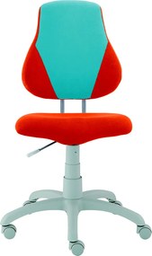 Dětská židle FUXO Alba V-LINE oranžovo-tyrkysová