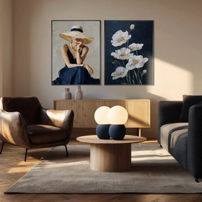 Tištěný obraz s rámem 60x80 cm White Poppies – Styler