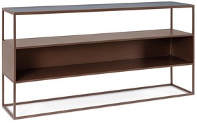 BIZZOTTO Konzolový stolek GODRIC hnědý 140 cm 0747376