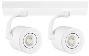 Moderní bodové svítidlo Bross 2 Arm bílé
