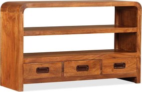 TV skříňka masivní akáciové dřevo 90 x 30 x 55 cm 244681
