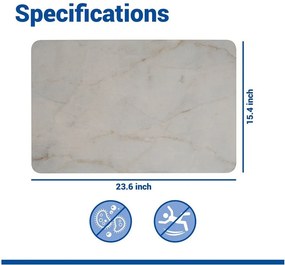 Taupe z křemeliny koupelnová předložka 39x60 cm Itamos – Wenko