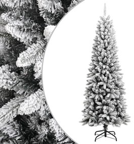 Umělý vánoční stromek se sněhem 210 cm PVC a PE,  345191 HangarStore.cz