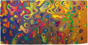 Sablio Ručník Barevné skvrny - 70x140 cm