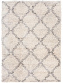 Kusový koberec shaggy Ismet krémový 200x300cm