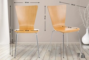Konferenční židle Aaron – přírodní
