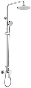 Mereo - Sprchový set s baterií, průměr 22 cm, chrom CBE60104SAM