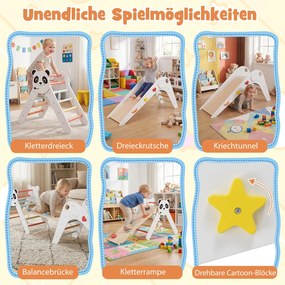 Costway Sada lezeckých trojúhelníků, skládací Montessori lezecká