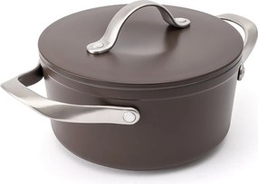 Elmich Nepřilnavý keramický hrnec Zen Ø 18 cm - hnědá