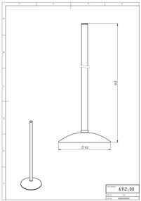 Novaservis - Stojan na toaletní papír Metalia 1 chrom, 6112,0