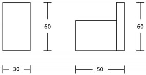 Mexen příslušenství, Pavo držák na ručník, 1-háček, černá, 7030435-70