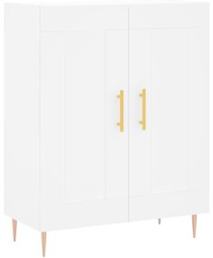 Skříň highboard bílá 69,5 x 34 x 180 cm kompozitní dřevo - Default Title