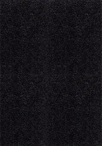 Kusový koberec Dream Shaggy 4000 antrazit Kulatý průměr 80 cm