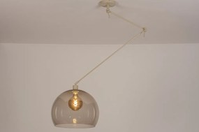 Závěsné designové svítidlo nad stůl Snap Light Monaco Champagne and Sand 38