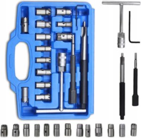 Frézy Do Zásuvek Vstřikovačů Set 17ks