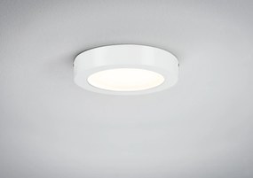 Paulmann 70641 Lunar, bílé stropní LED svítidlo, 11W LED 3000K, prům. 17cm