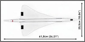 COBI 1689 Concorde G-BBDG / Stavebnice / 1:100 / 518 kostek / od 7 let