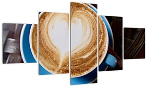 Obraz - Latte Art (125x70 cm)