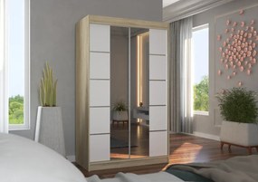 Skříň posuvná se zrcadlem GENUA 120