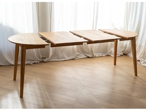 Massive home | Stůl rozkládací dubový kulatý Orbetello 90 cm do 190 cm