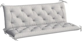 Outsunny Polštář na lavici pro 3 osoby 150x98x8 cm, Polštář s popruhy, Sedací polštář, Venkovní/ Vnitřní polštář na židli, Sedací podložka, Polštář n…