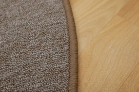 Vopi koberce Kusový koberec Astra béžová kruh - 100x100 (průměr) kruh cm