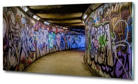 Wallmuralia Moderní foto obraz na stěnu Graffini v metro 100x50