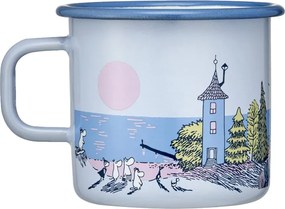 Hrnek Moomin Sunset 0,55l, smalt / modrý