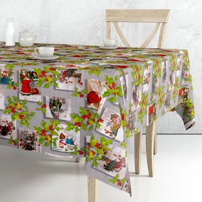 Ubrus PVC FL-1575-02 - vánoční, Role 140cm x 20m