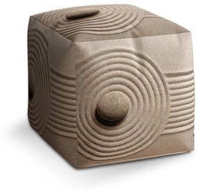 Sablio Taburet Cube Otisk v písku: 40x40x40 cm
