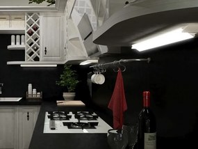 LED svítidlo VERSA výklopné s vypínačem 5W stříbrná teplá bílá 3000K Panlux PN11100007