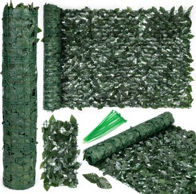 Umělá zahradní zástěna GREENY 300x100 cm zelená