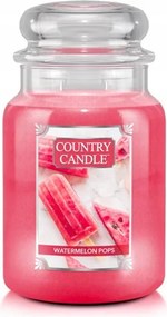 Watermelon Pops – Country Candle – velká vonná svíčka se dvěma knoty