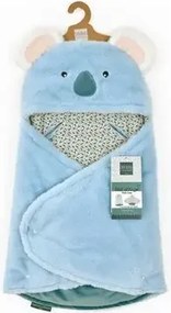 Doudou Plyšová modrá dečka s kapucí Yoca le koala 70 cm / od 0 let