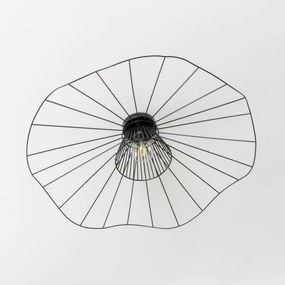 Brilagi - LED Přisazený lustr CERIA WIRE 1xE27/40W/230V pr. 80 cm černá