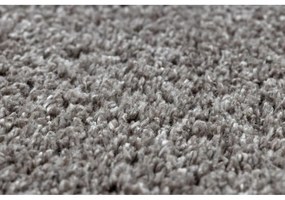 Kusový koberec Shaggy Berta hnědý kruh 120cm