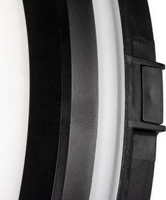 LED svítidlo Kanlux BENO ECO 20W CCT O B černé 20W 3000K/4000K/6500K IP65 38383