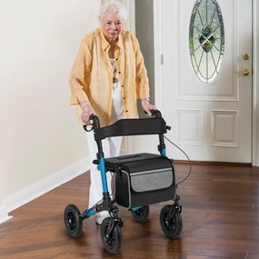 Costway Roller s pneumatikami, skládací a lehký s hliníkovým sedadlem do 140 kg