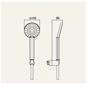 HANSGROHE + ALPI HG SET 9 - Sprchový systém pod omítku, Focus, páková baterie- kompletní sada