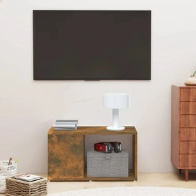 TV skříňka kouřový dub 60 x 24 x 32 cm kompozitní dřevo