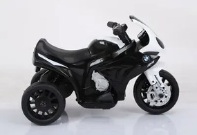 Eljet Dětská elektrická trojkolka BMW S1000 RR černá / 25 W / Rychlost