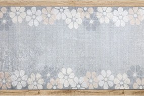 Protiskluzový běhoun LOTUS CLOVER 60960 šedý - hotový rozměr